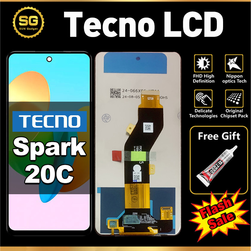 Jual LCD Tecno Spark 20C Original Touchscreen hp Tecno Spark 20C ...