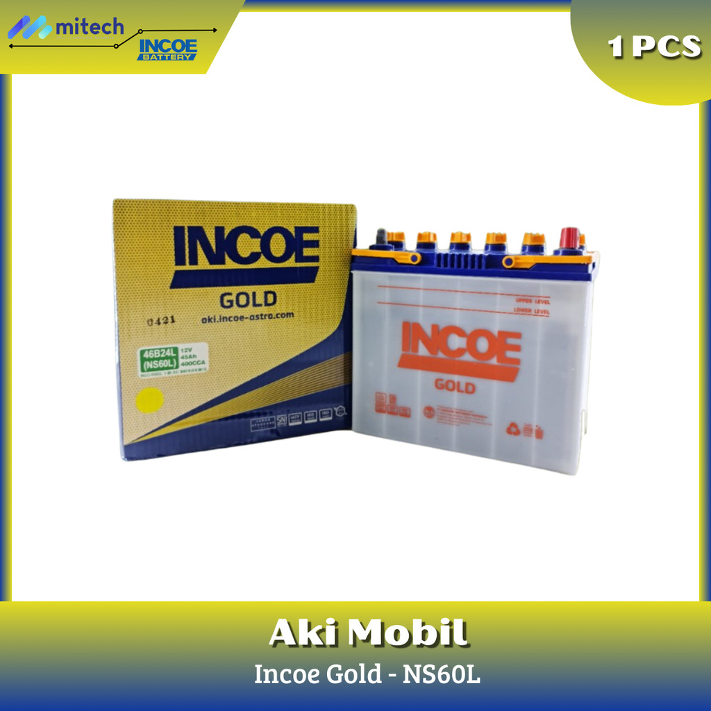 Jual Incoe Gold Astra Aki Basah Mobil Nissan Genesis NS60L 12V / 45Ah ...