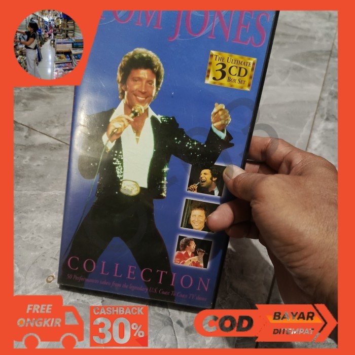 Jual TOM JONES COLLECTION THE ULTIMATE 3 CD-CD ORIGINAL - H7 | Shopee ...