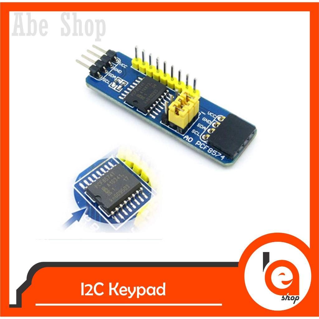 Jual PCF8574 I/O Expansion Board I2C Keypad Evaluation Development Module PCF8574T Expander Abe ...