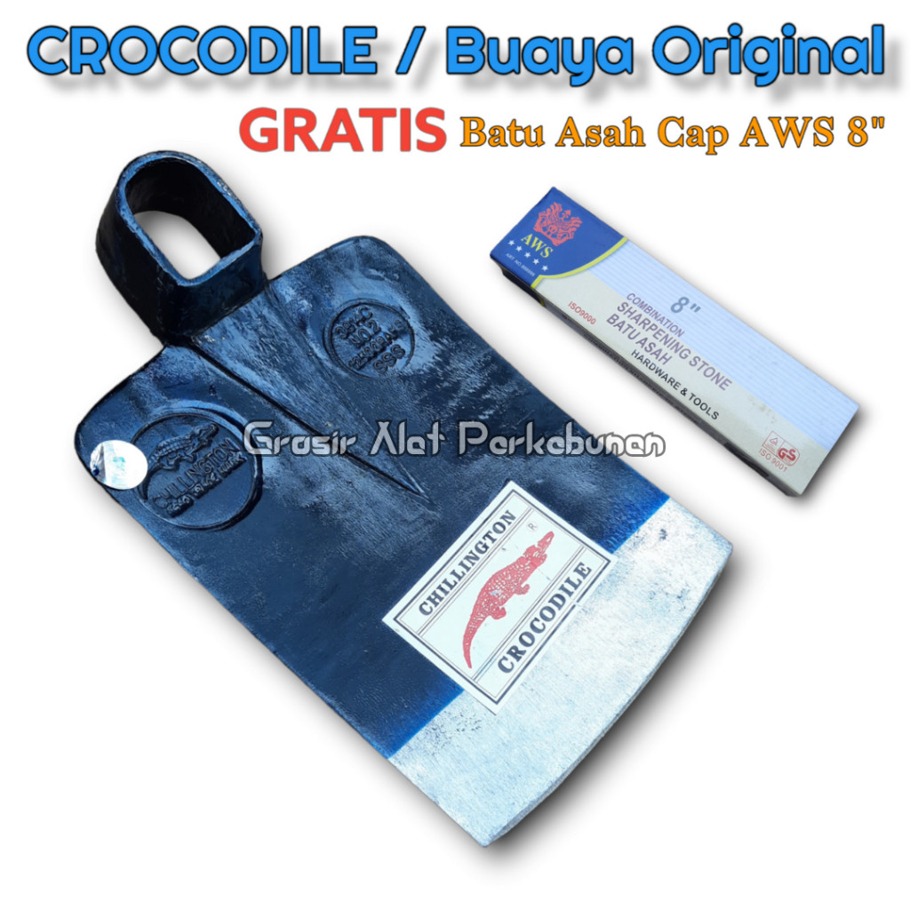 Jual (BONUS BATU ASAH) Cangkul Cap Buaya Original Produk Import - Pacul ...