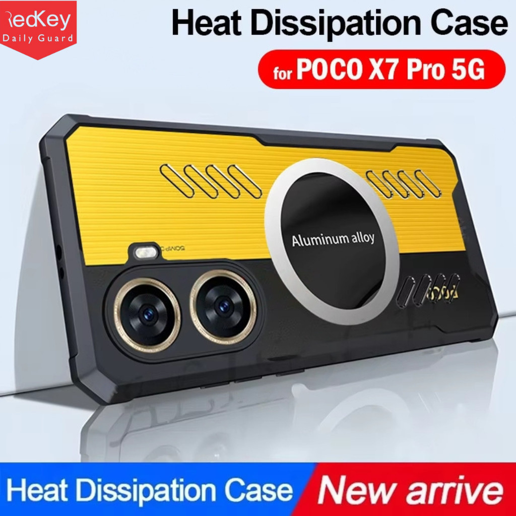 Jual Cooling Case Xiaomi Poco X7 Pro 5G - Redkey Cover Heat Dissipation ...