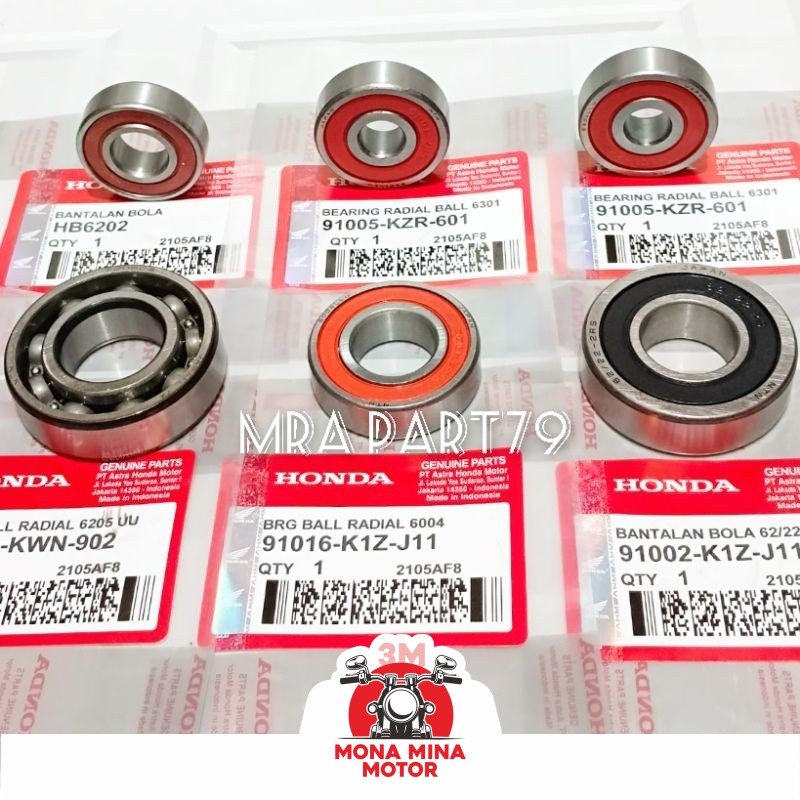 Jual BEARING LAHER RASIO GEAR BOX GARDAN SET 6PCH PCX 160 ADV 160 VARIO ...