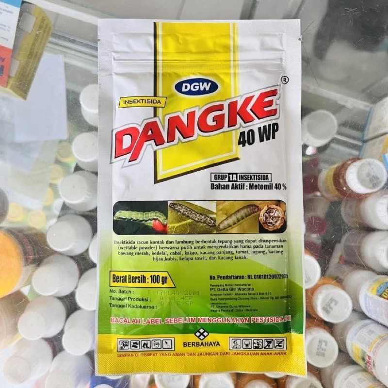 Jual DANGKE 40WP 100gr Insektisida Pembasmi Hama Ulat Penggerek ...