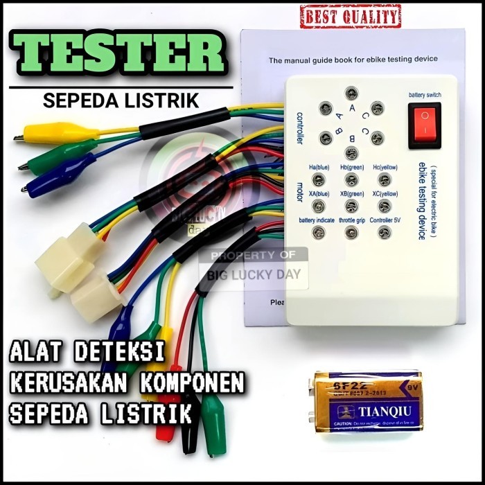 Jual Tester komponen sepeda listrik alat tes motor brushless controller ...