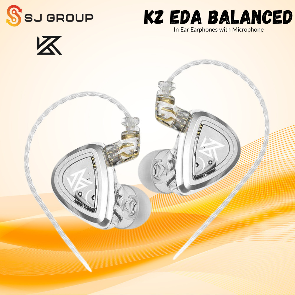 Jual KZ EDA Balance Version In Ear Earphone Balanced with Mic IEM alt ...