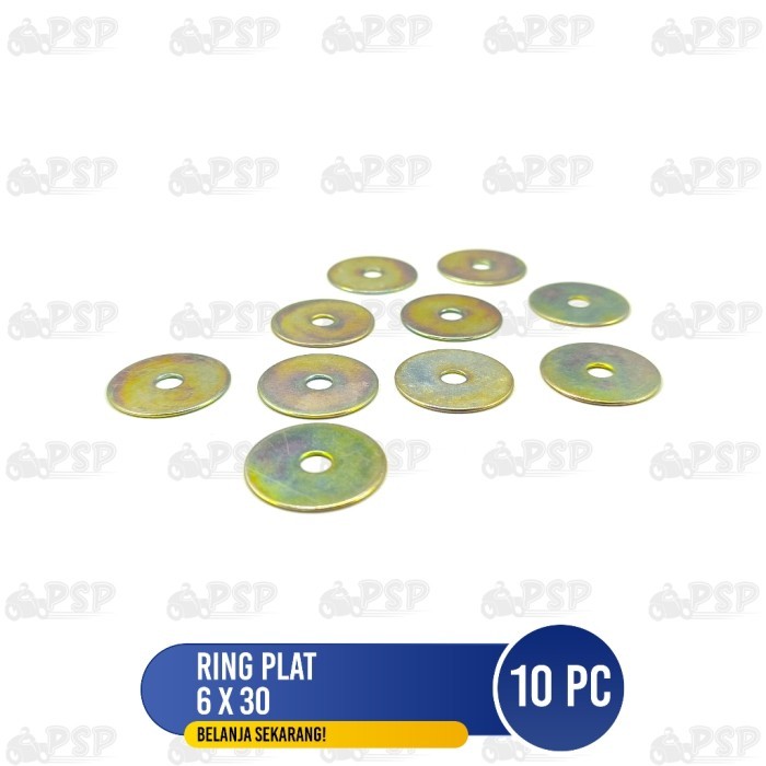 Jual Ring Plat "10 (WP 6 X 30) Harga Per Pak Isi 10 - Reng Plate Pelat Kunci 10 Diameter 6mm x ...