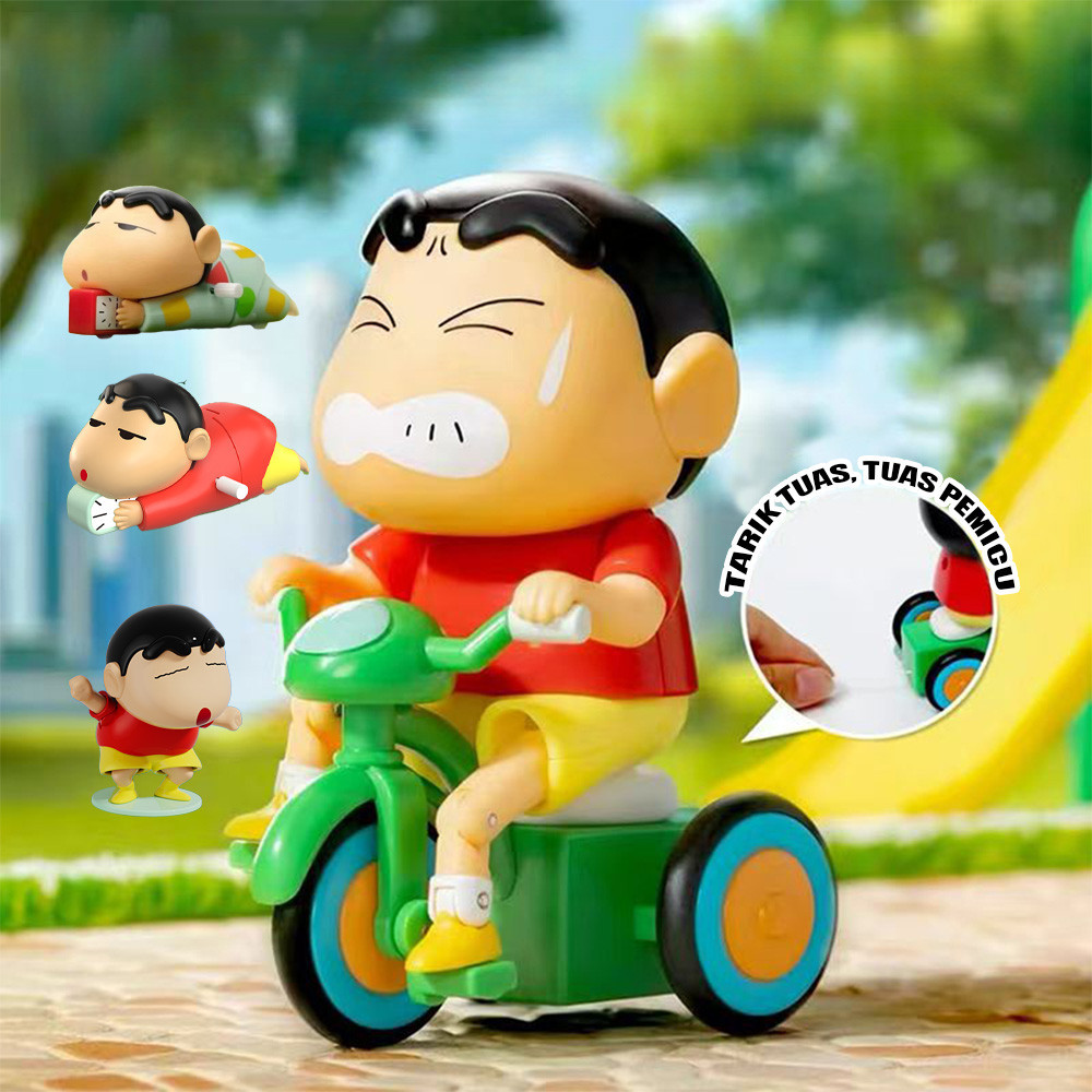 Jual Mainan Crayon Shinchan shin chan gerak lucu mainan putar Crayon ...