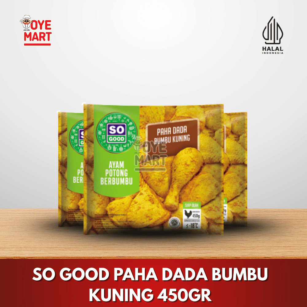 Jual SO GOOD AYAM POTONG PAHA DAN DADA BUMBU KUNING 450GR/DAGING AYAM ...