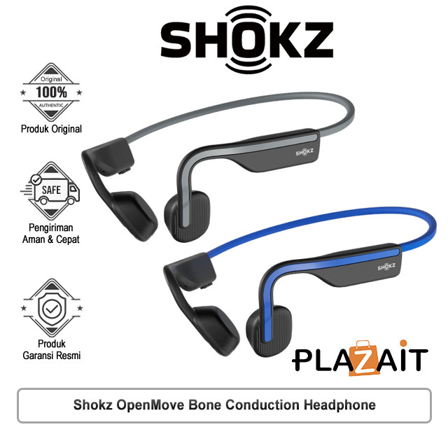 Jual Shokz OpenMove Bone Conduction Open-Ear Sport Headphone | Shopee ...