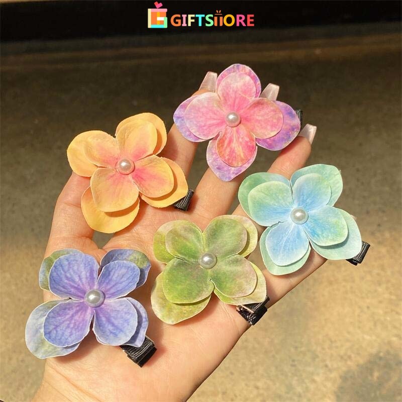 Jual COD Jepit Rambut Mutiara Anggrek Wanita Aksesoris Klip Kecil ...