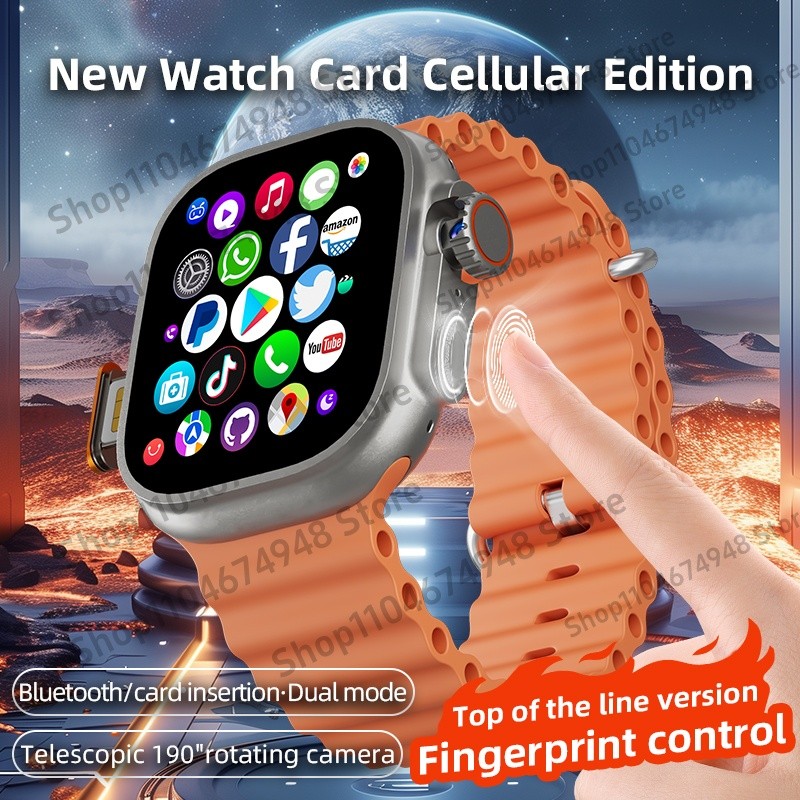 Jual DW100 Pro Android 4G Smartwatch Fingerprint Unlock control 2 ...