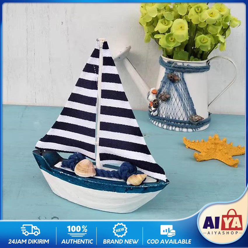 Jual Miniature Sailboat Miniatur Kapal Mainan Anak Miniatur Kapal Layar ...