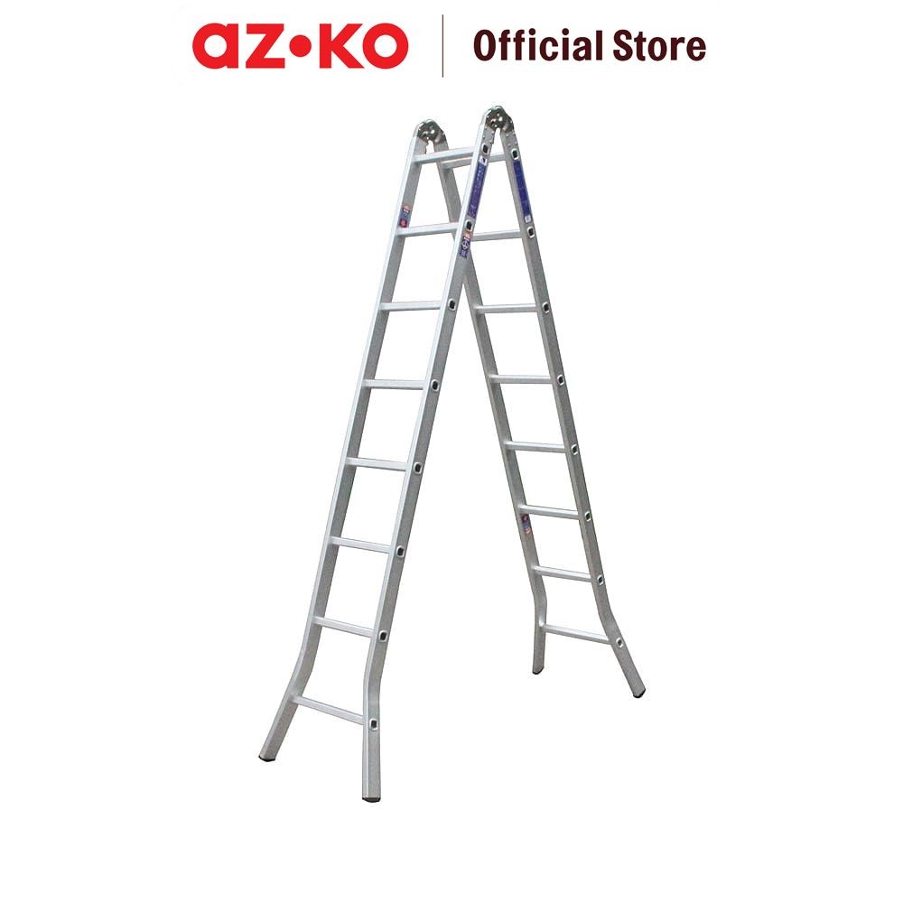 Jual AZKO Fixsteps Tangga Lipat Aluminium Two Joint 8 Step ...