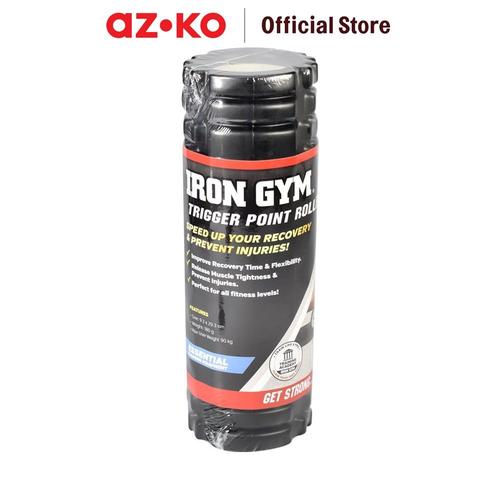 Jual AZKO Iron Gym Trigger Point Roller - Hitam | Shopee Indonesia