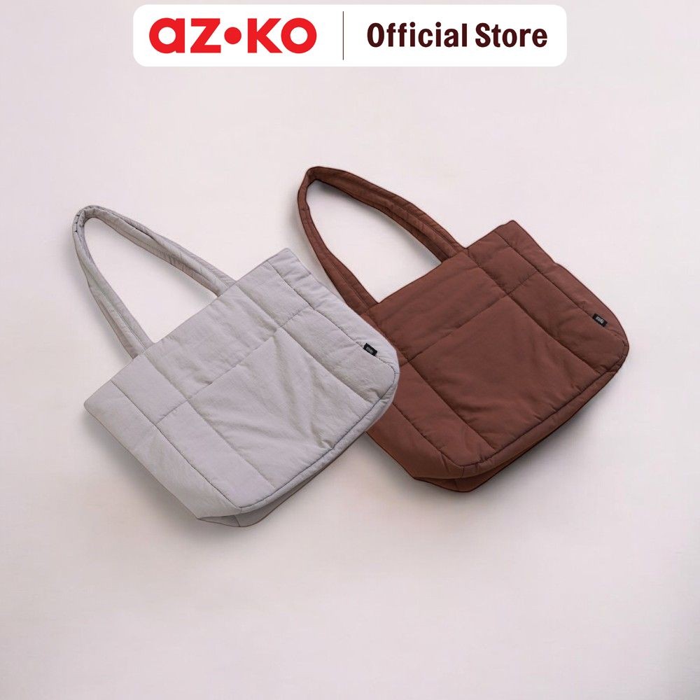 Jual AZKO Ataru Tote Bag Puffer Nylon Tas Bahu Stylish Totebag ...