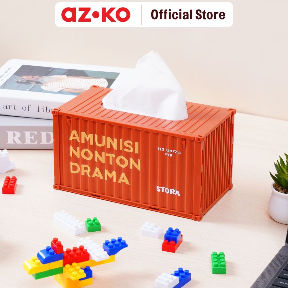 Jual AZKO Stora Kotak Tisu Container Design Tissue Box Holder Tempat ...