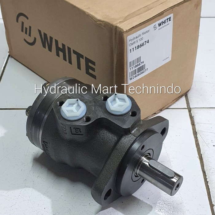 Jual hydraulic orbital motor OMR X 100 dia. shaft 25mm brand WHITE ...