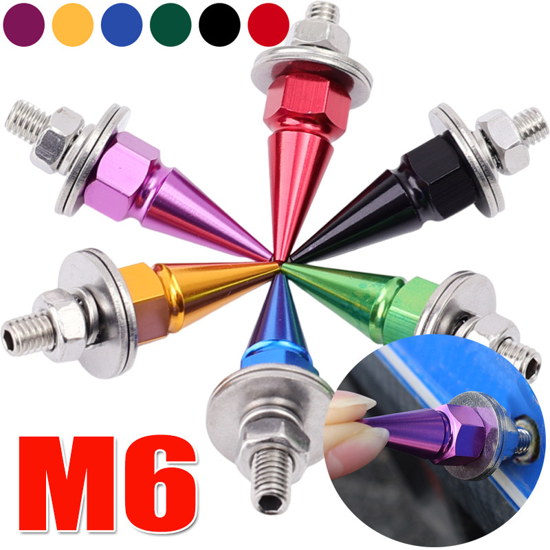 Jual 1-4pcs Car Conversion Fasteners License Plate Screws License Plate ...