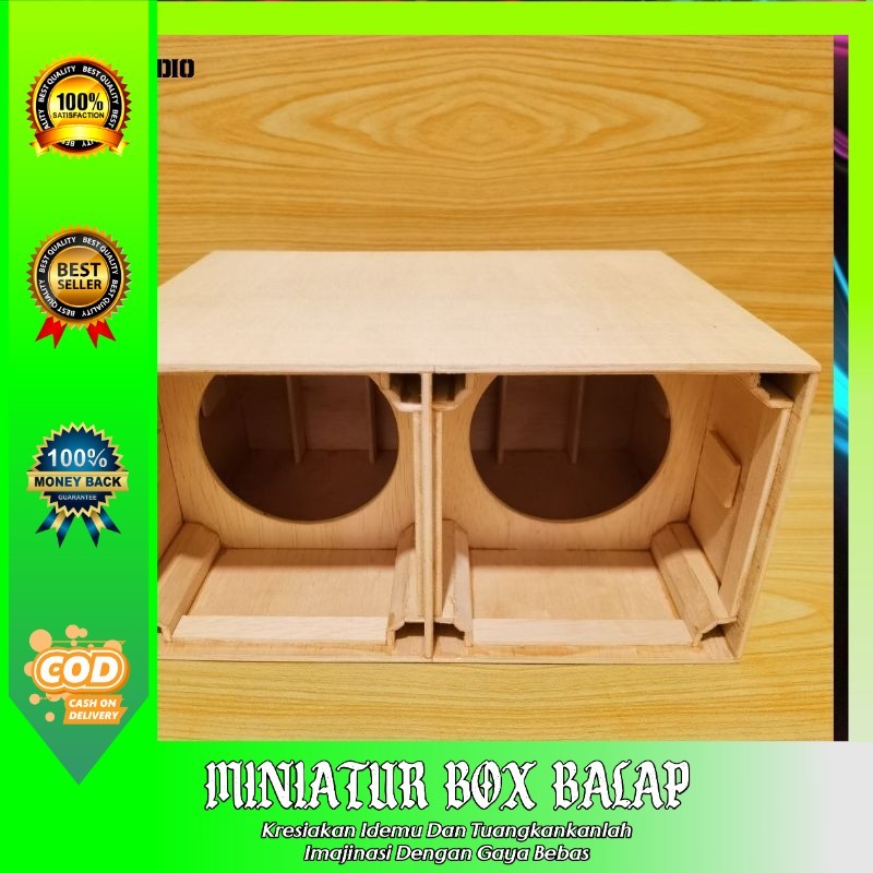 Jual BOX PLANAR 6inch DOUBLE BOK SPEAKER MINIATUR BREWOG AUDIO | Shopee ...