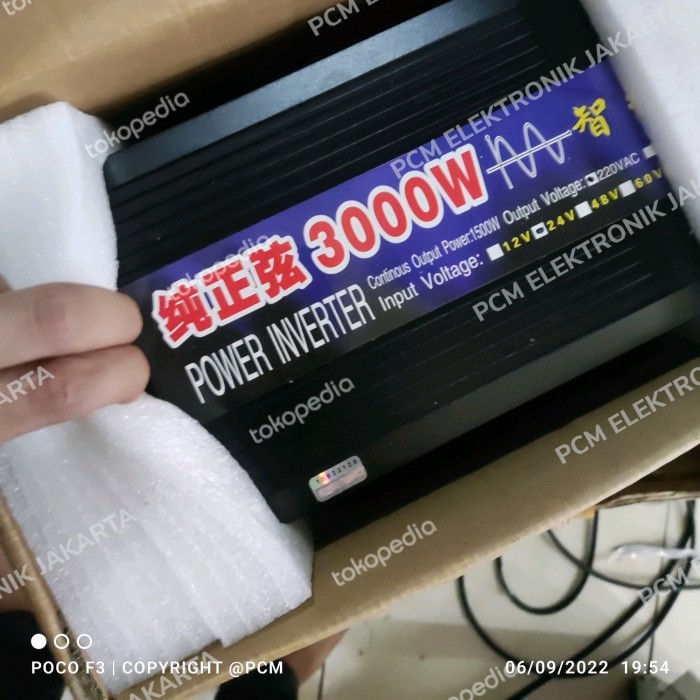 Jual SB99 inverter inferter pure sine wave psw 3000w 3000 watt 24v 24 volt | Shopee Indonesia