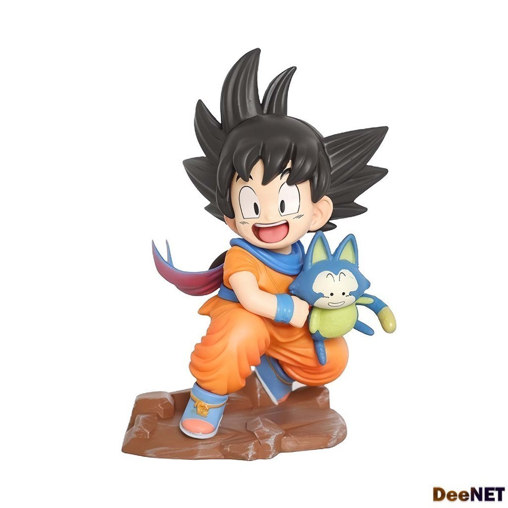 Jual Little Goku holding Puar Dragon Ball 10cm Action Figure PVC D ...