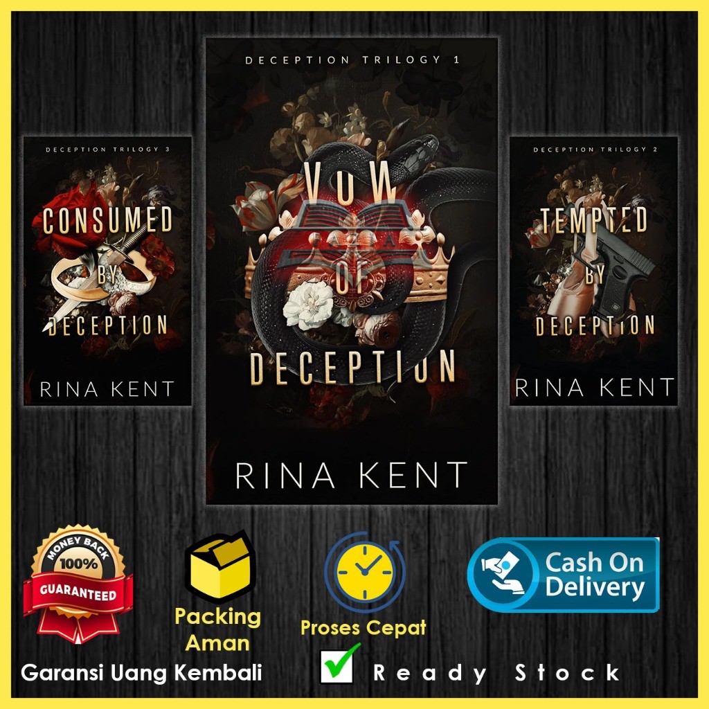 Jual Vow of Deception | Tempted by Deception | Consumed by Deception by Rina Kent (English ...
