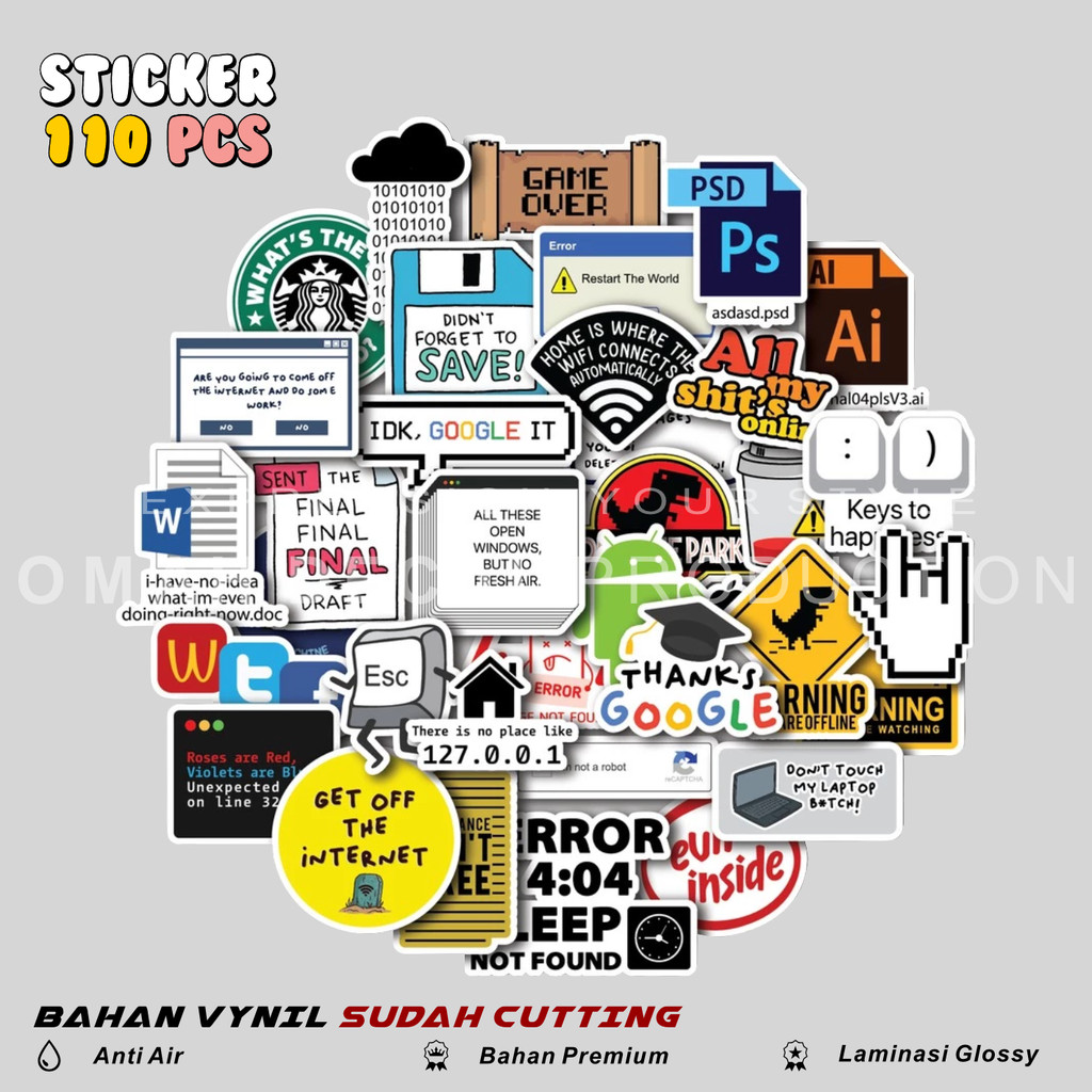 Jual STICKER PACK INTERNET MEME WATERPROOF STIKER AESTHETIC BOLA UNTUK ...