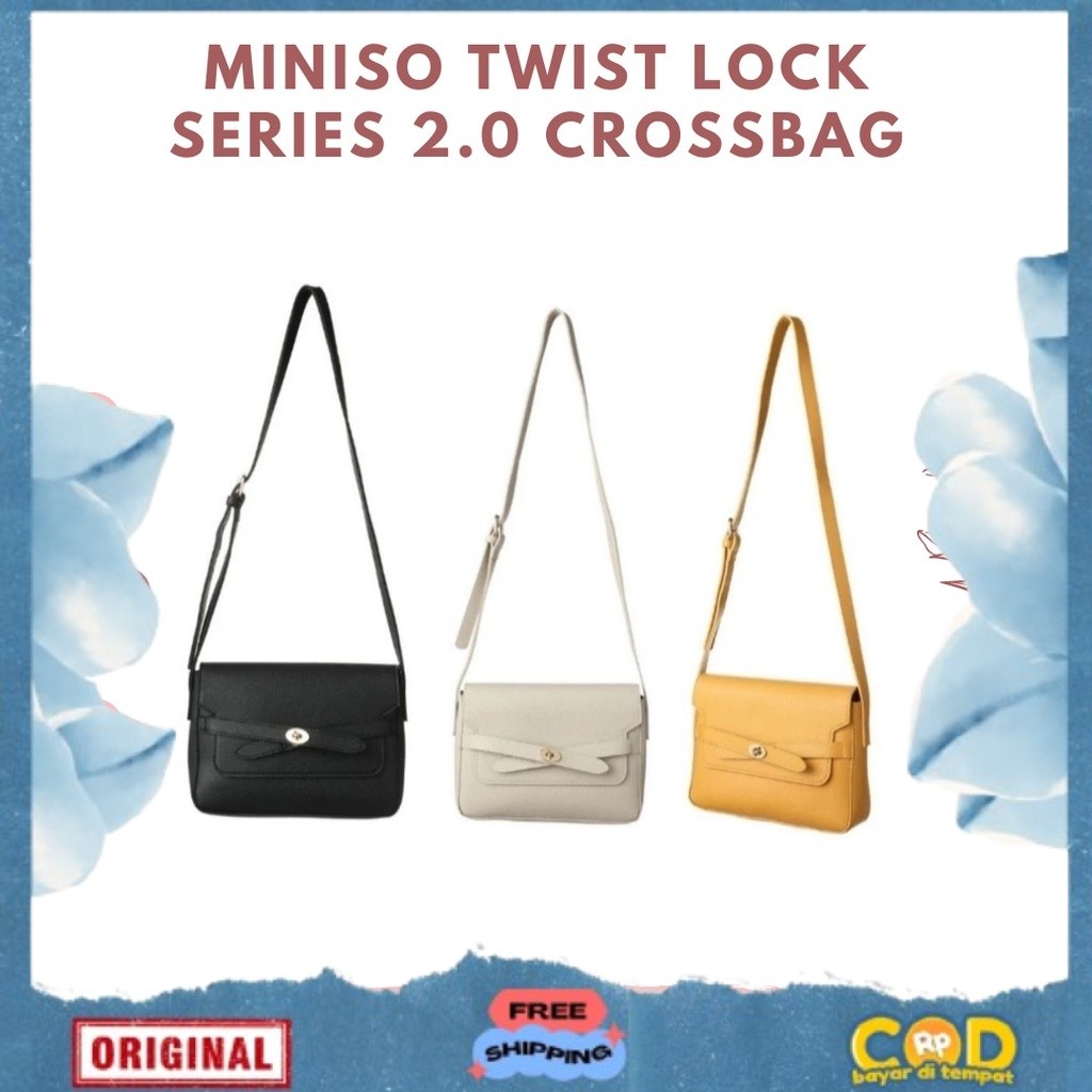 Jual MINISO TWIST LOCK SERIES 2.0 CROSSBAG | Shopee Indonesia