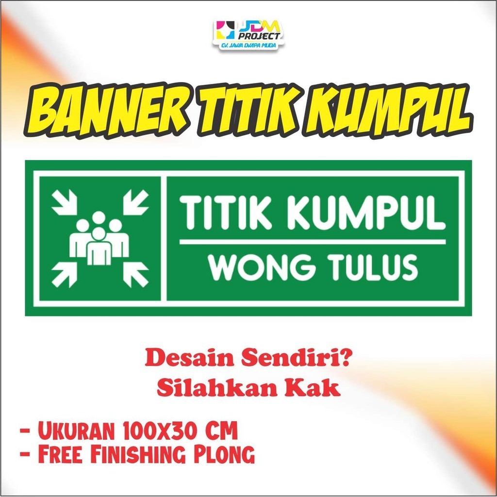 Jual JDM Project - Banner titik kumpul wong tulus Banner Kata Lucu ...