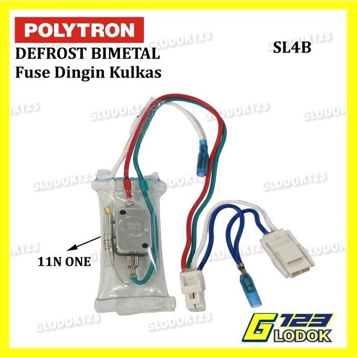 Jual Defrost Bimetal Fuse Pius Dingin Kulkas POLYTRON 2 Pintu Original ...