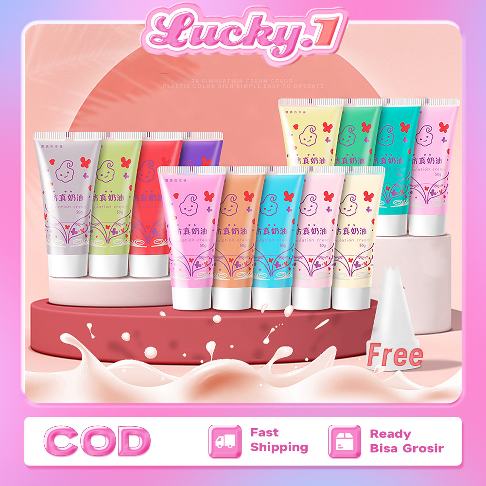Jual 2Pcs (FREE SPUIT)Deco Cream 50ml / Clay Cream DIY Clay Simulation ...