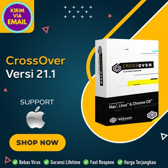 Jual Software Membuka Aplikasi Windows di Mac: CrossOver 21 [Mac] | Shopee Indonesia
