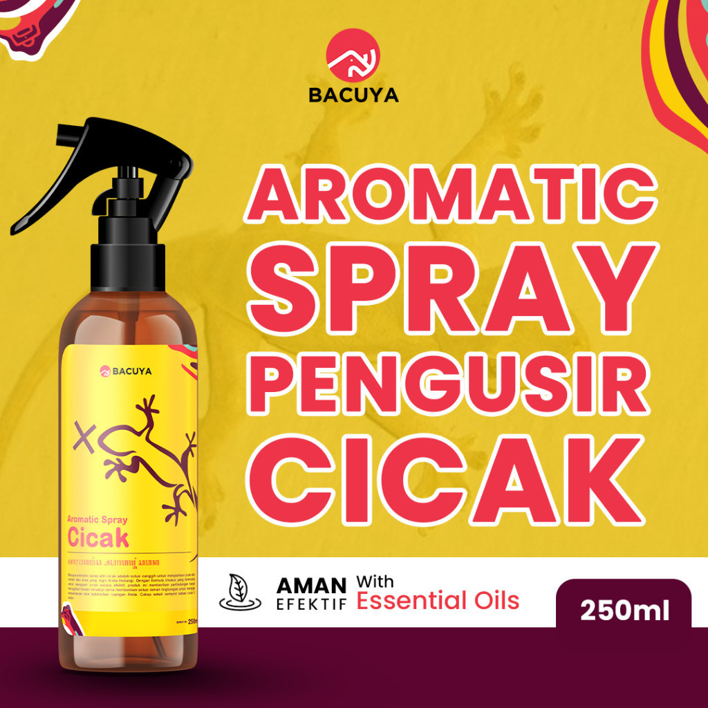 Jual DISKON 50% Bacuya Semprotan Aromatic Spray Pengusir Cicak Ampuh ...
