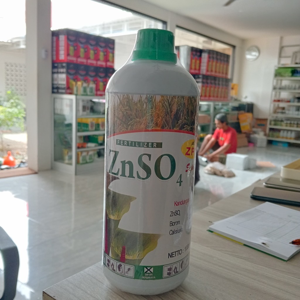 Jual Pupuk Cair ZnSO4 Super Plus ZPT 1 Liter - Kandungan Zinc 60% Boron ...