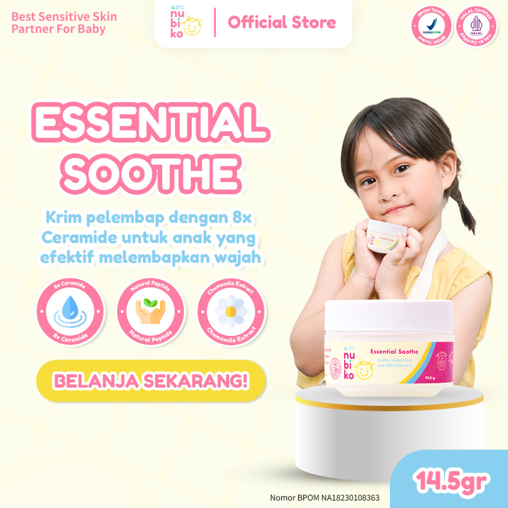 Jual Nubiko Essential Soothe | Moisturizer Wajah | Momy & Baby | Shopee ...