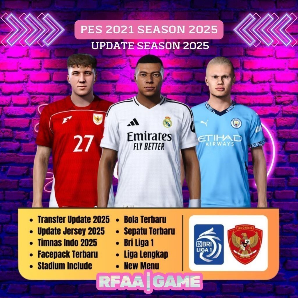 Jual PES 2021 EFOOTBALL PATCH SEASON 2025 TERBARU | GAME PC - GAME ...