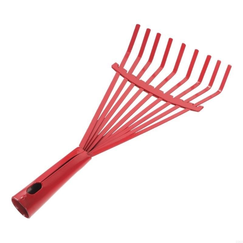 Jual Carbon Steel Grass Rake Hand Rake Wire Broom Nine Tooth for Leaf ...