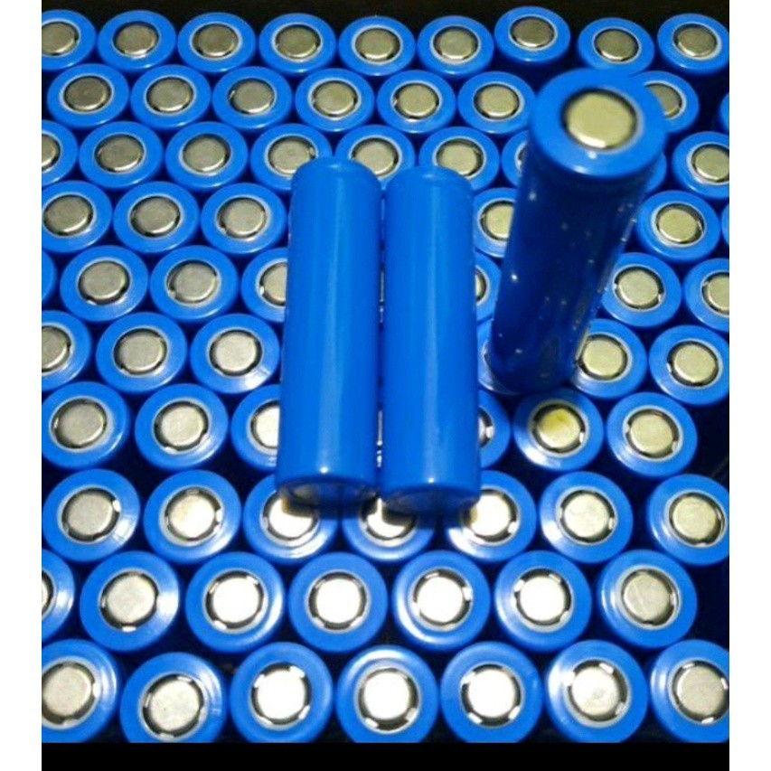 Jual cas biru polos tipe 18650 1500mAh baterai senter taktikal baterai ...