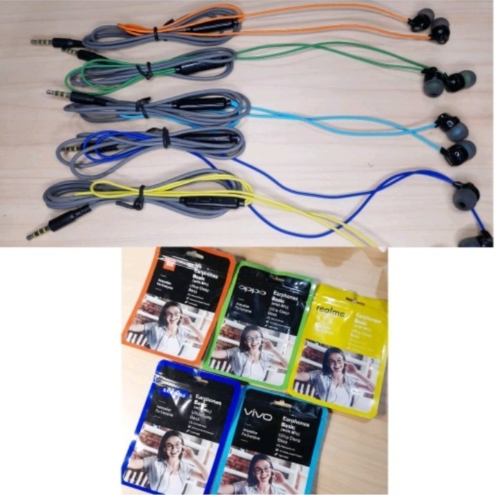 Jual HF HANDSFREE / HEADSET ULTRA DEEP BRAND 002 PLUS PACK PLASTIK ...
