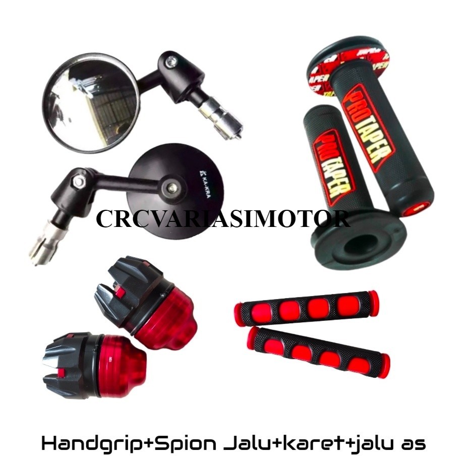 Jual PAKET 4IN1 HANDGRIP SARUNG GAS DONAT protaper + SPION JALU BULAT ...
