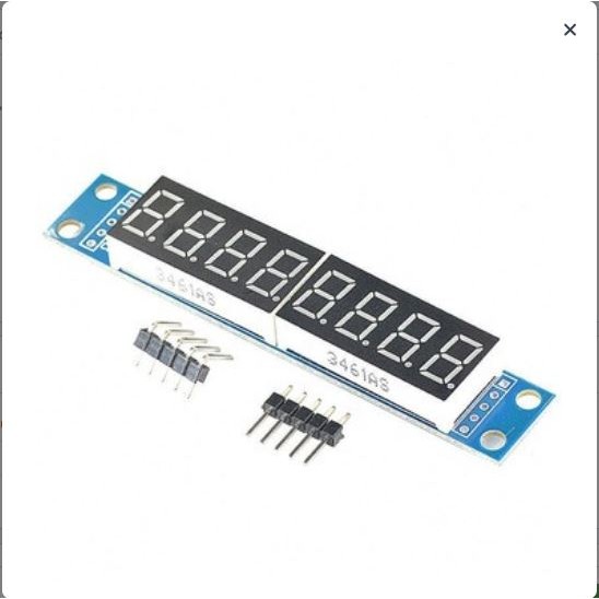 Jual MAX7219 Led Tube Display 7 Segment 8-Digit Module | Shopee Indonesia