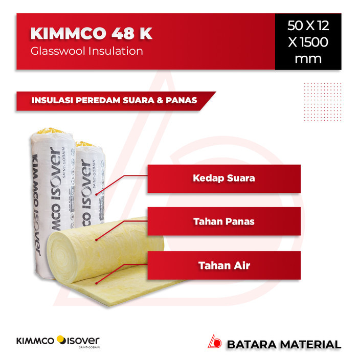 Jual Insulasi Glasswool Kimmco 48K | Shopee Indonesia