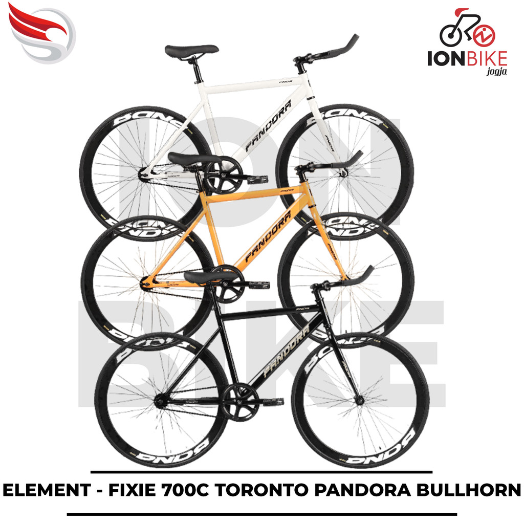 Jual Sepeda Fixie Element Pandora 700c BULLHORN Fixed Gear Police ...