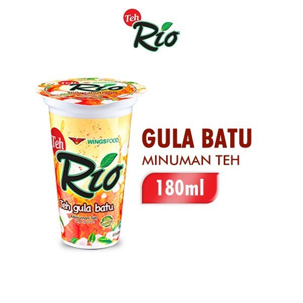 Jual Teh Rio Gula Batu 180 mL PCS | Shopee Indonesia