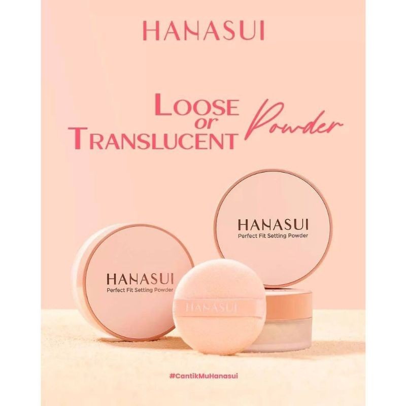 Jual HANASUI Perfect Fit Setting Powder / bedak tabur | Shopee Indonesia