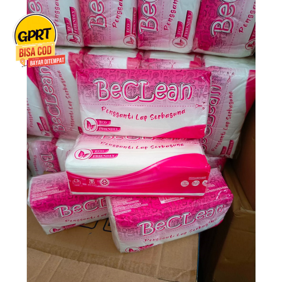 Jual GPRT 200gr Kain Lap Tisu Kompor BeClean Lipat dan Non Lipat Bisa ...