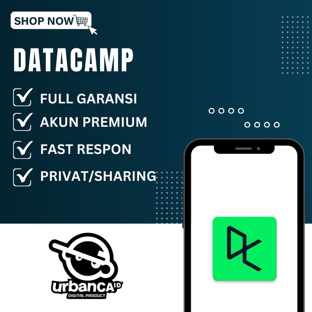 Jual Datacamp Premium 1 Tahun Full Garansi (Proses Tercepat Buka 24 Jam) | Shopee Indonesia