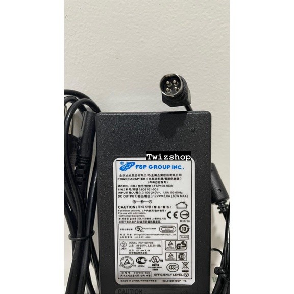 Jual Adaptor 12V 5A 4 pin / Adaptor DVR Hikvision 4 pin 12 Volt 5 ...