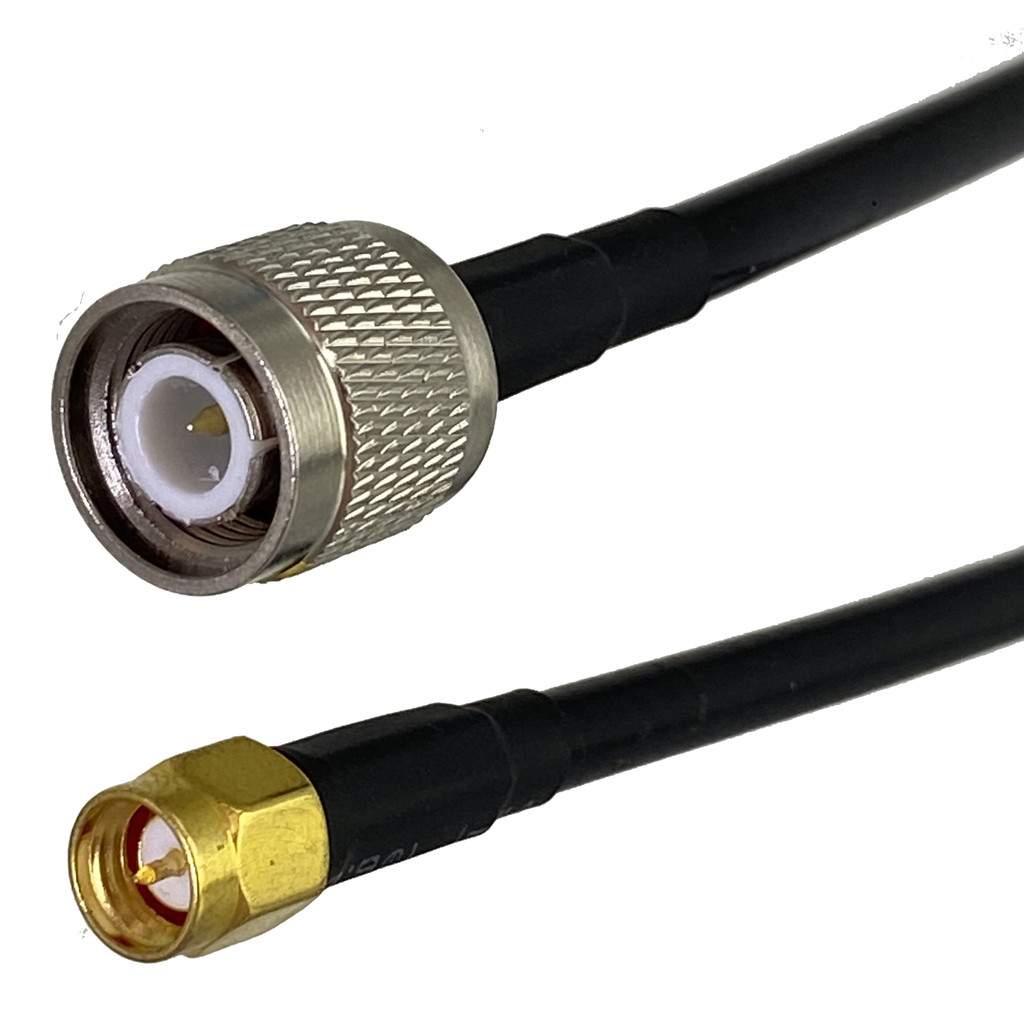 Jual RG58 TNC Male plug to SMA Male Plug Straight Connector RF Coaxial ...